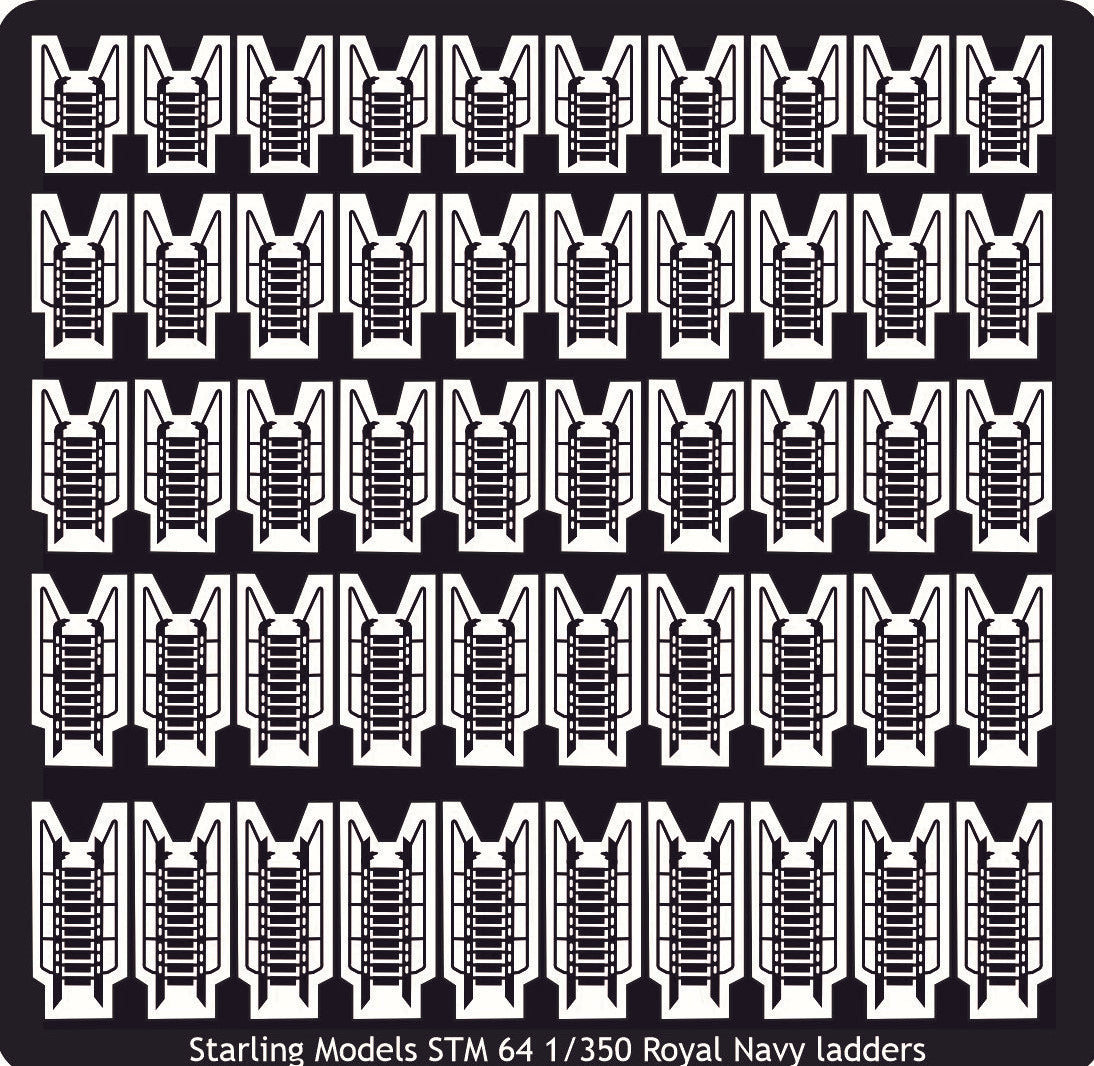 Royal Navy inclined ladders 1/350 | Starling Models